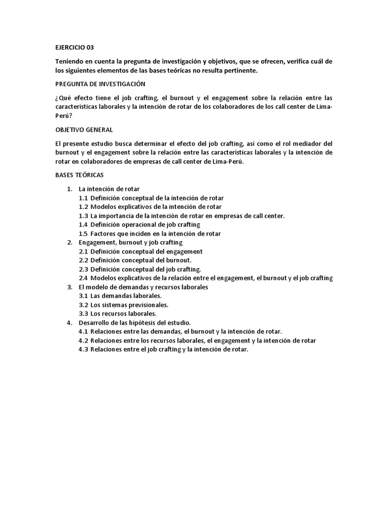 Ejercicio 3 - M6 - METINV | PDF