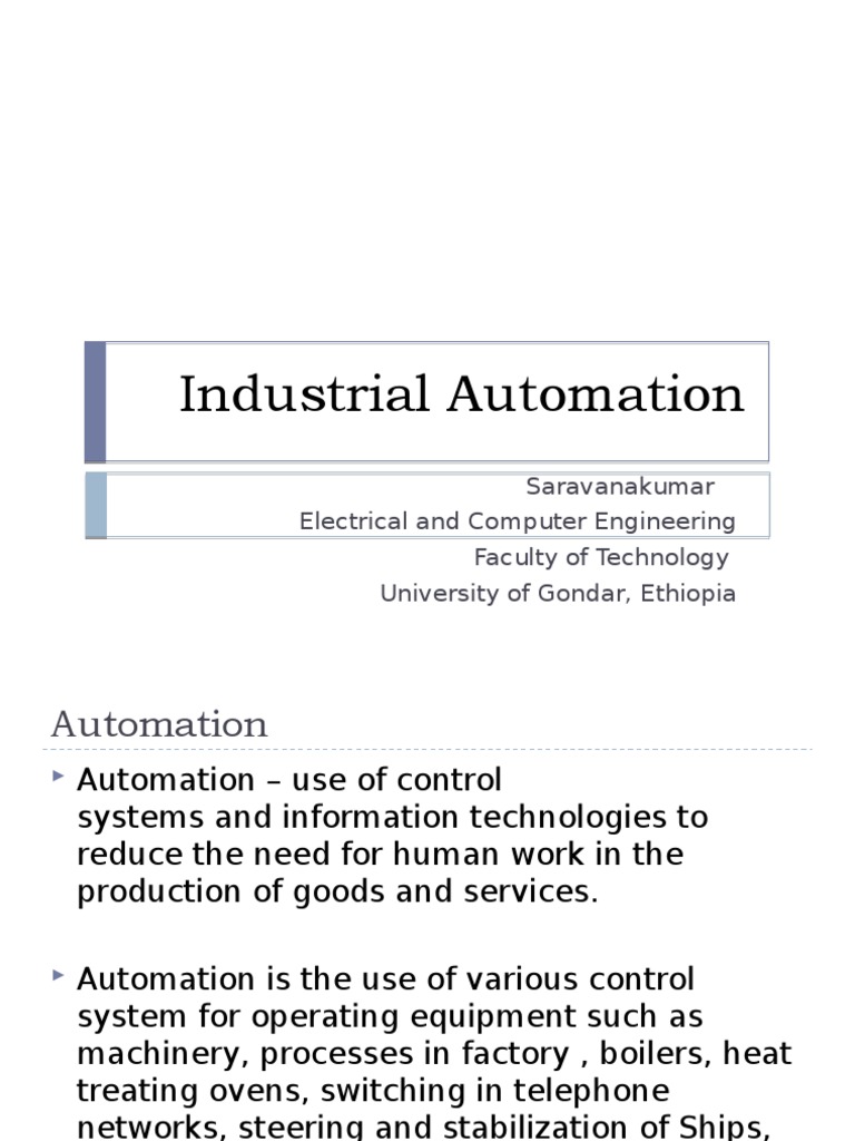 Industrial Automation | PDF | Programmable Logic Controller | Input/Output