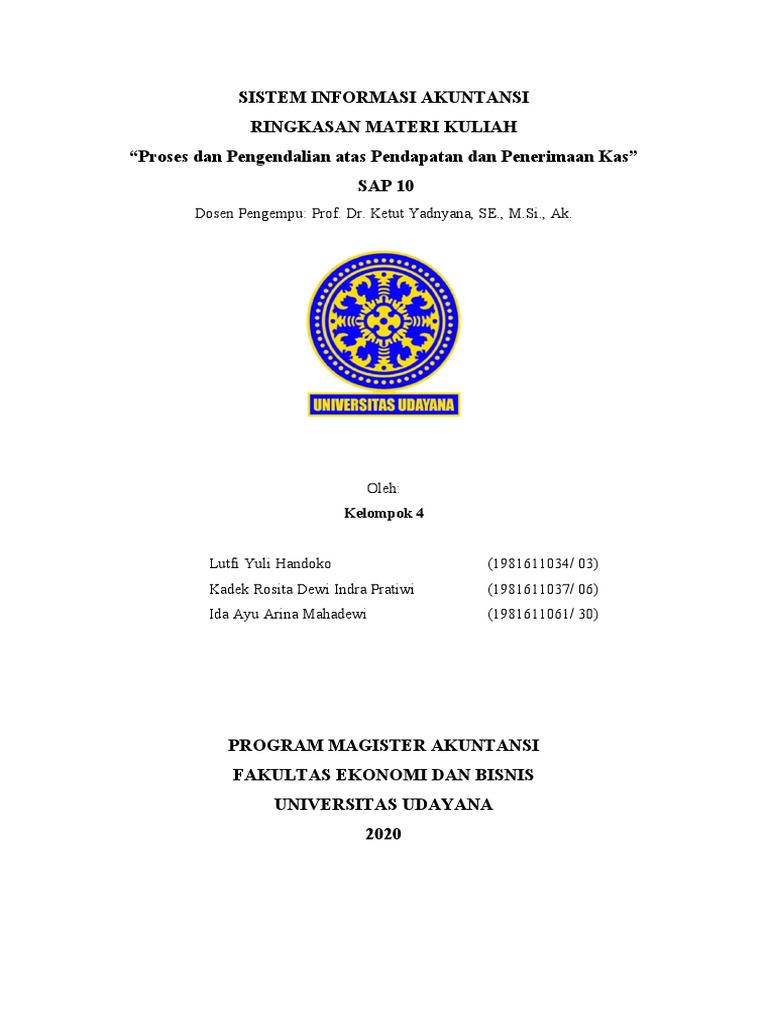 Kelompok 4 - RMK Sia Sap 10 | PDF