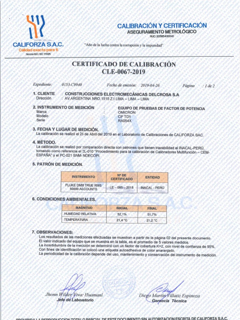 24.-Cer. Calib. TD1 #02 | PDF