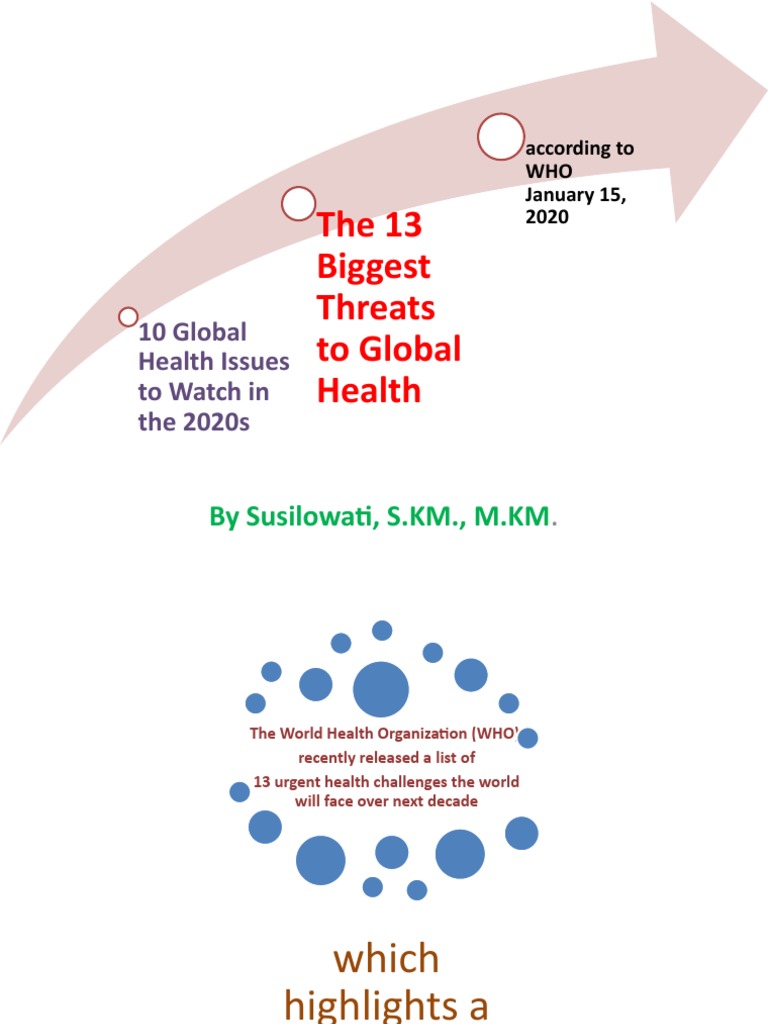 13 Urgent Global Health Challenges 2020s | PDF | Health Care | Health ...