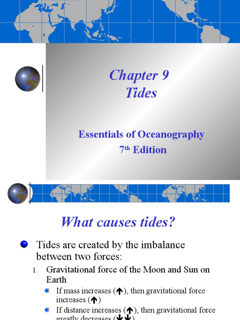 Tides: Essentials of Oceanography 7 Edition | PDF | Tide | Moon
