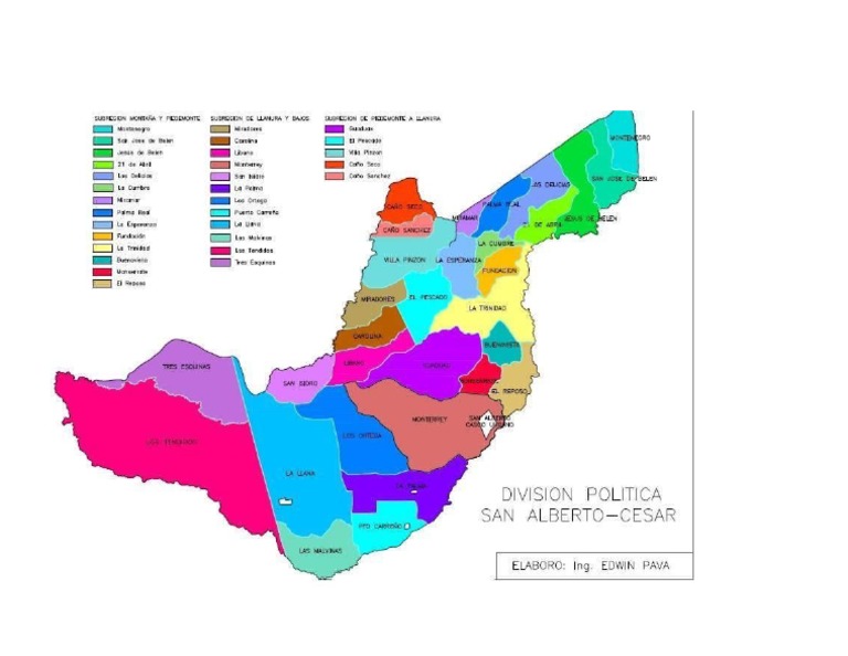 Mapa de San Alberto | PDF