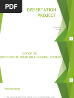 ITC CSR Complete Project | PDF | Corporate Social Responsibility ...