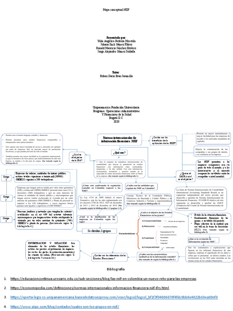 Mapa Conceptual Actividad NIIF | PDF | normas internacionales de ...
