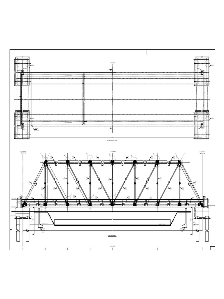 Foundation Layout Plan: L-Section Bridge | PDF | Transport
