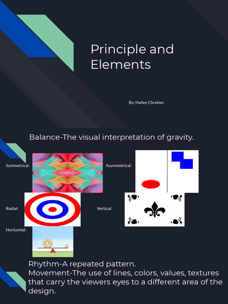 Principles and Elements of Design | PDF