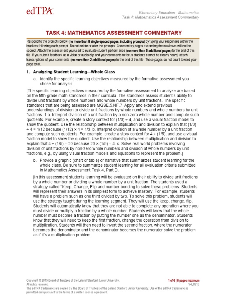 Walker Task4 Ac | PDF | Fraction (Mathematics) | Individualized ...