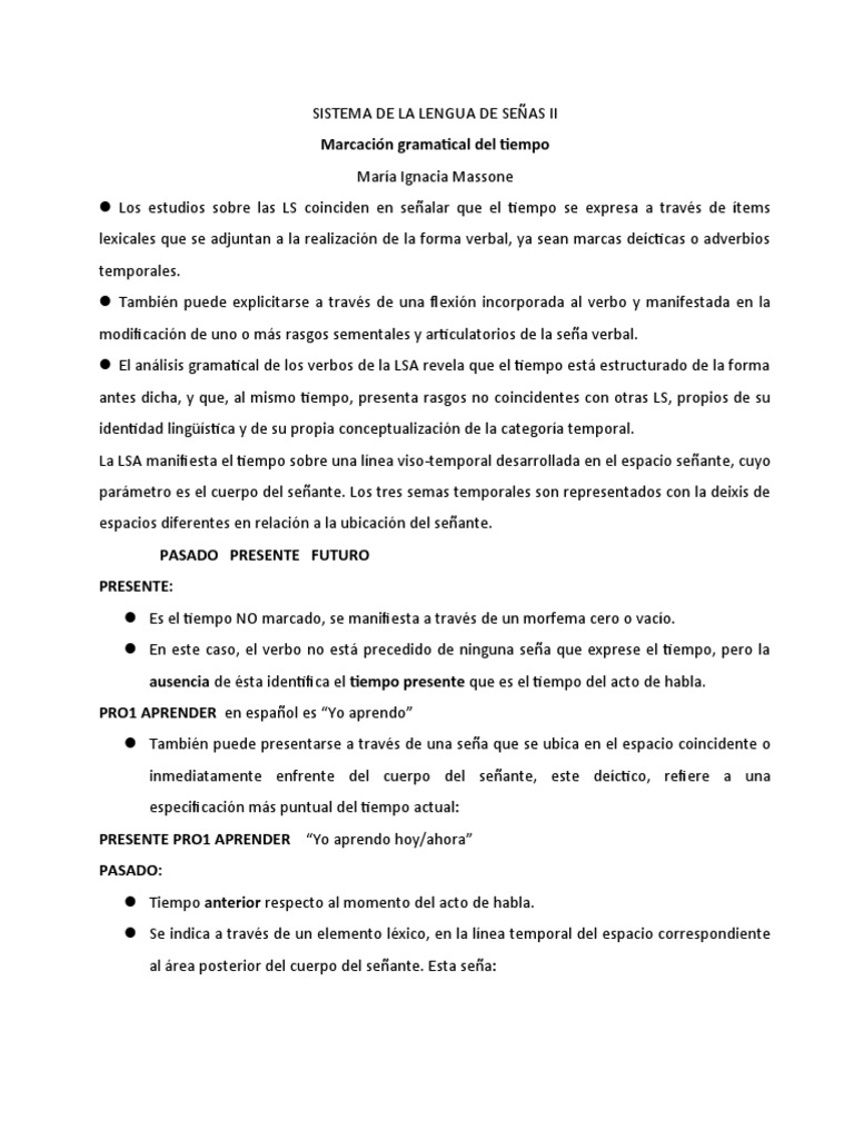 3 Verbos De La Lsa Pdf Idiomas Artes Del Lenguaje Y Disciplina