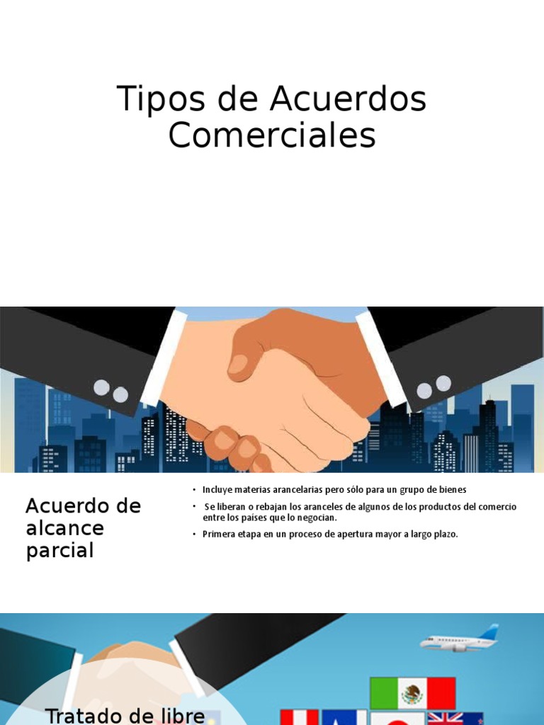 Tipos de Acuerdos Comerciales | PDF