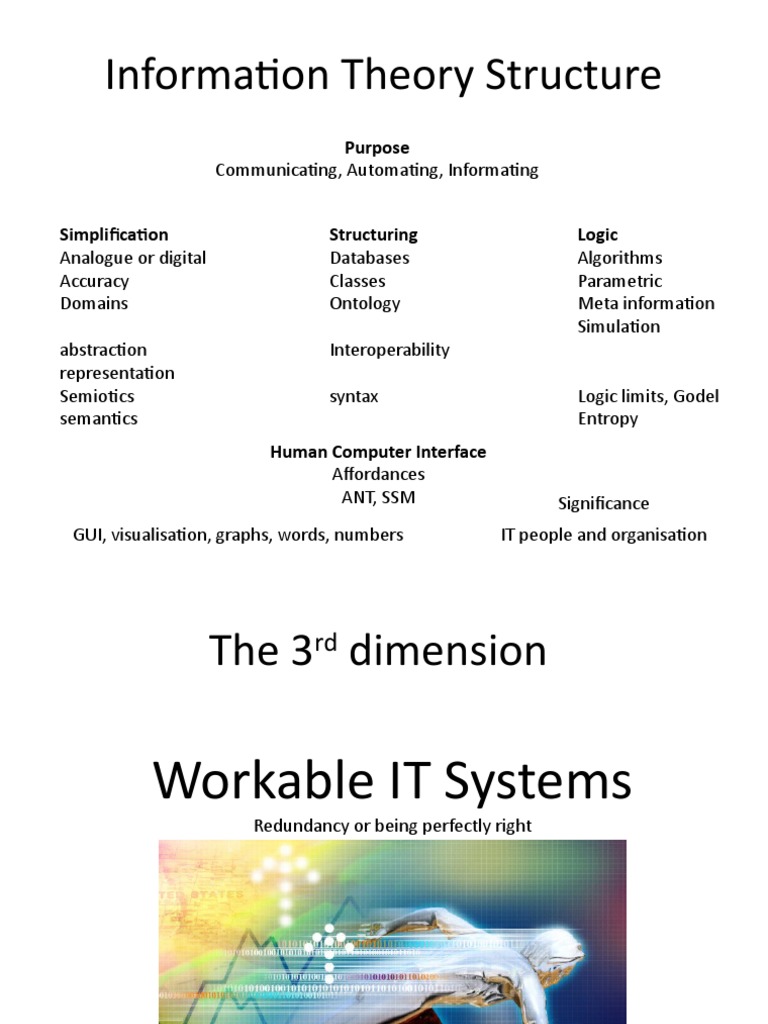 Information Theory and IT Structure Guide | PDF