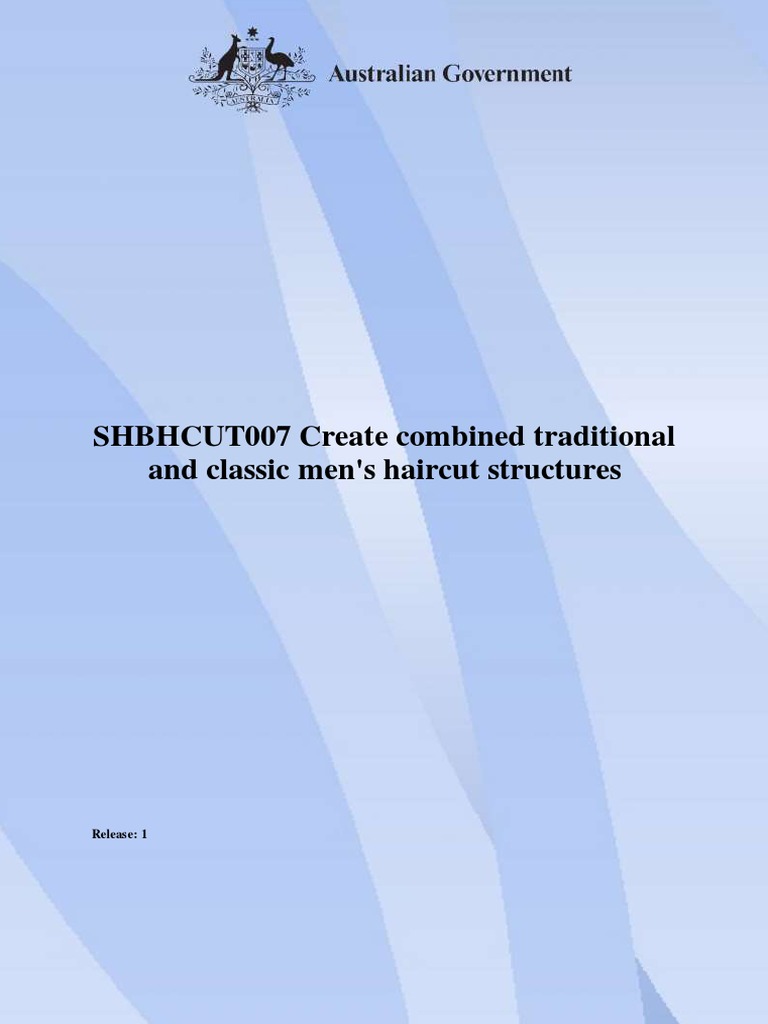 SHBHCUT007 Create Combined Traditional and Classic Men's Haircut ...