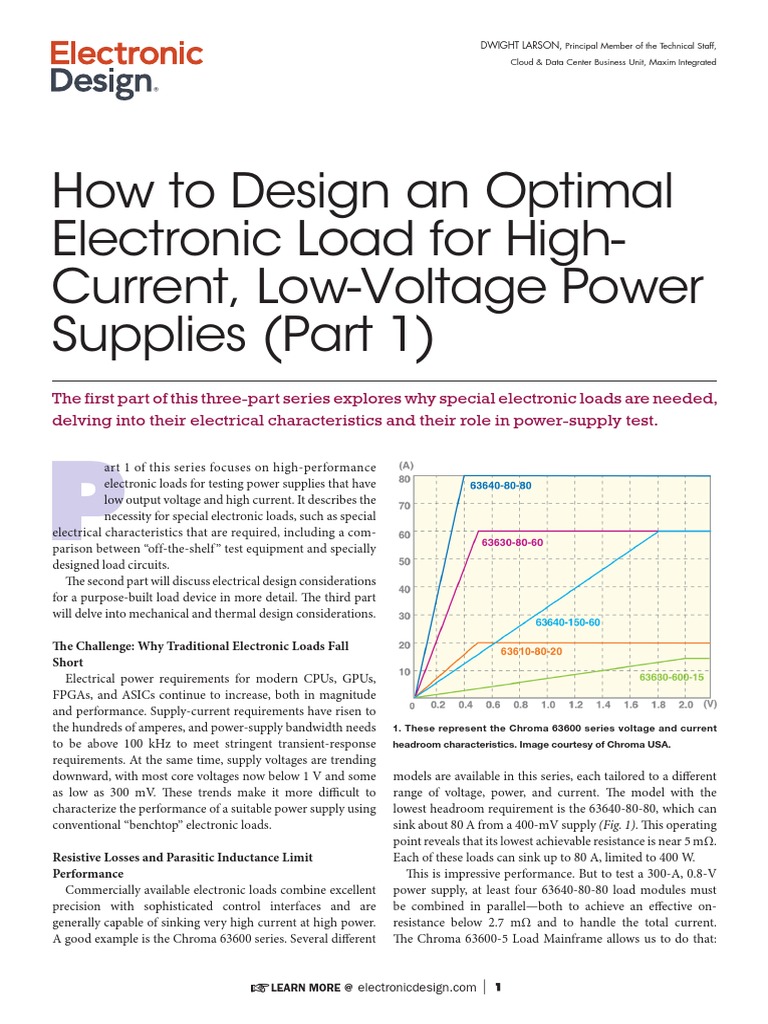 Designing High-Current Electronic Loads | PDF | Field Effect Transistor ...