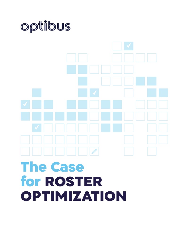 Optibus The Case For Roster Optimization | PDF | Overtime | Workweek ...