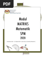 Ulangkaji Bab 2 F5 - Matriks | PDF