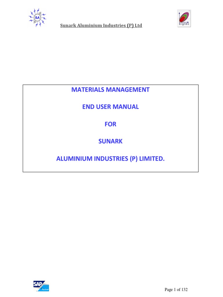 Step by Step Guide To Sap MM End User Transactions | PDF | Invoice ...