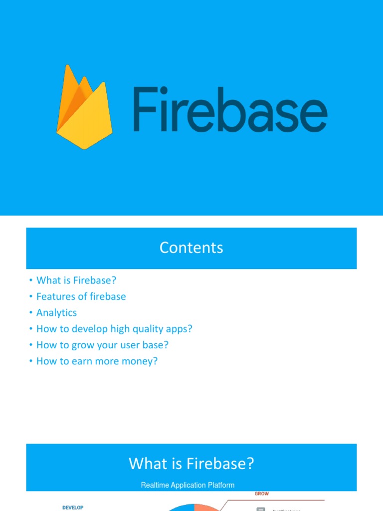 Introduction To Firebase PDF | PDF