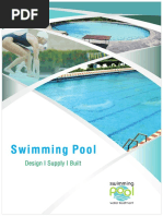 Architectural Drawing of Swimming Pool | PDF | Swimming Pool | Building ...