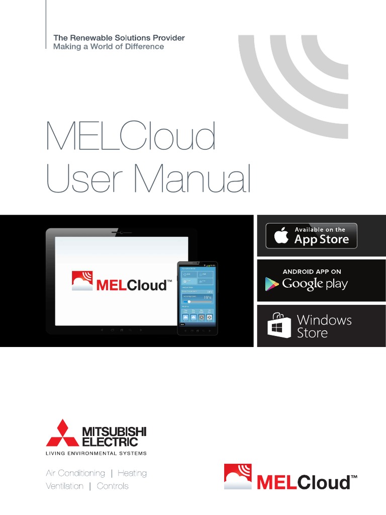 Melcloud User Manual | Download Free PDF | Mobile App | Tablet Computer