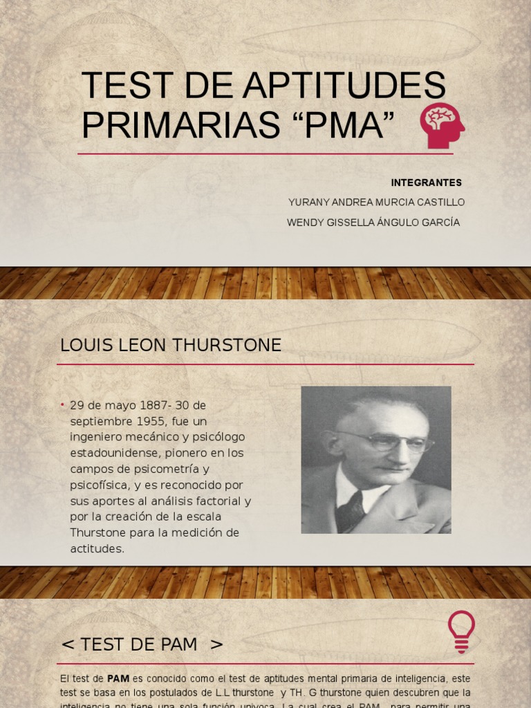 Test de Pma | PDF | Inteligencia | Sicología