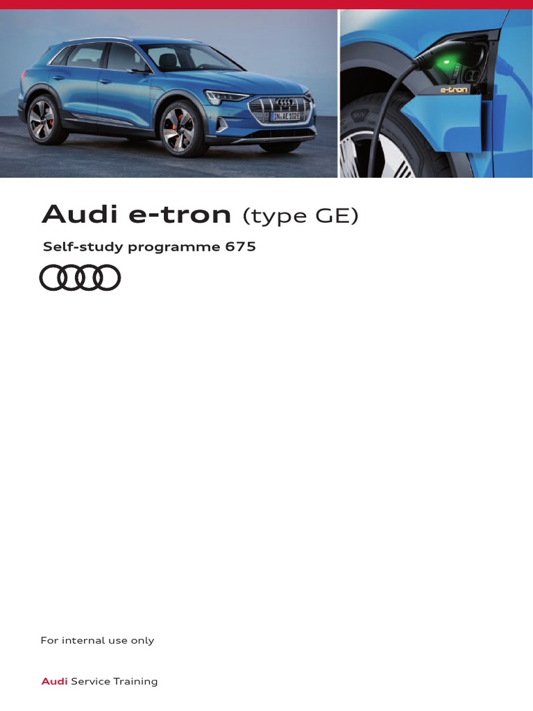 Audi E-Tron: (Type GE) | PDF | Electric Motor | Manufactured Goods