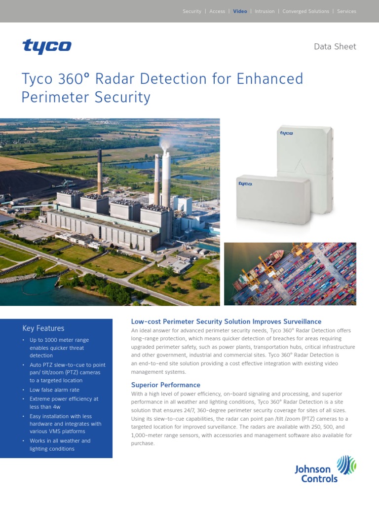 Tyco 360 Radar | PDF | Radar | Computer Security