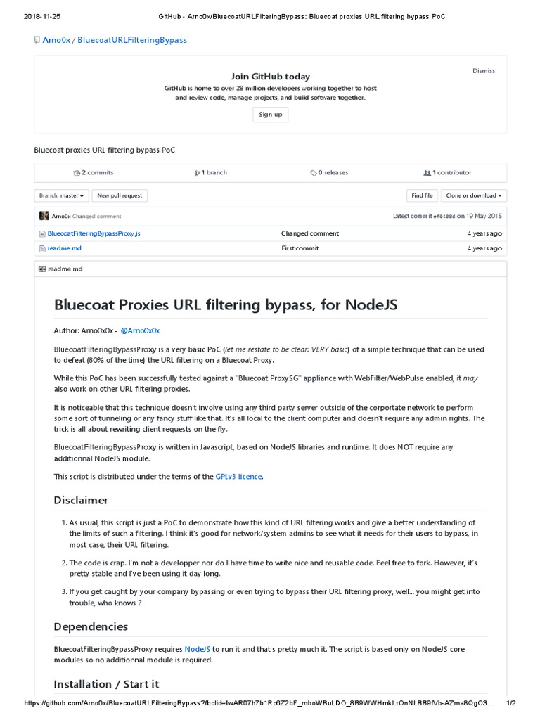 GitHub - Arno0x - BluecoatURLFilteringBypass - Bluecoat Proxies URL ...
