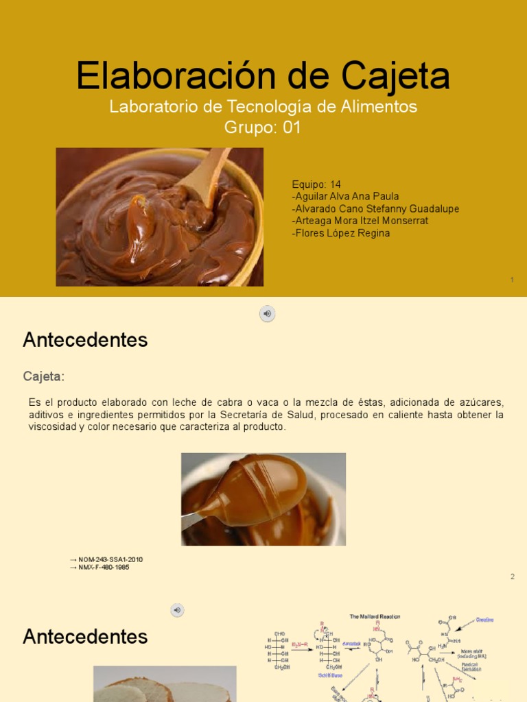 Elaboración de Cajeta | PDF | Leche | Temperatura