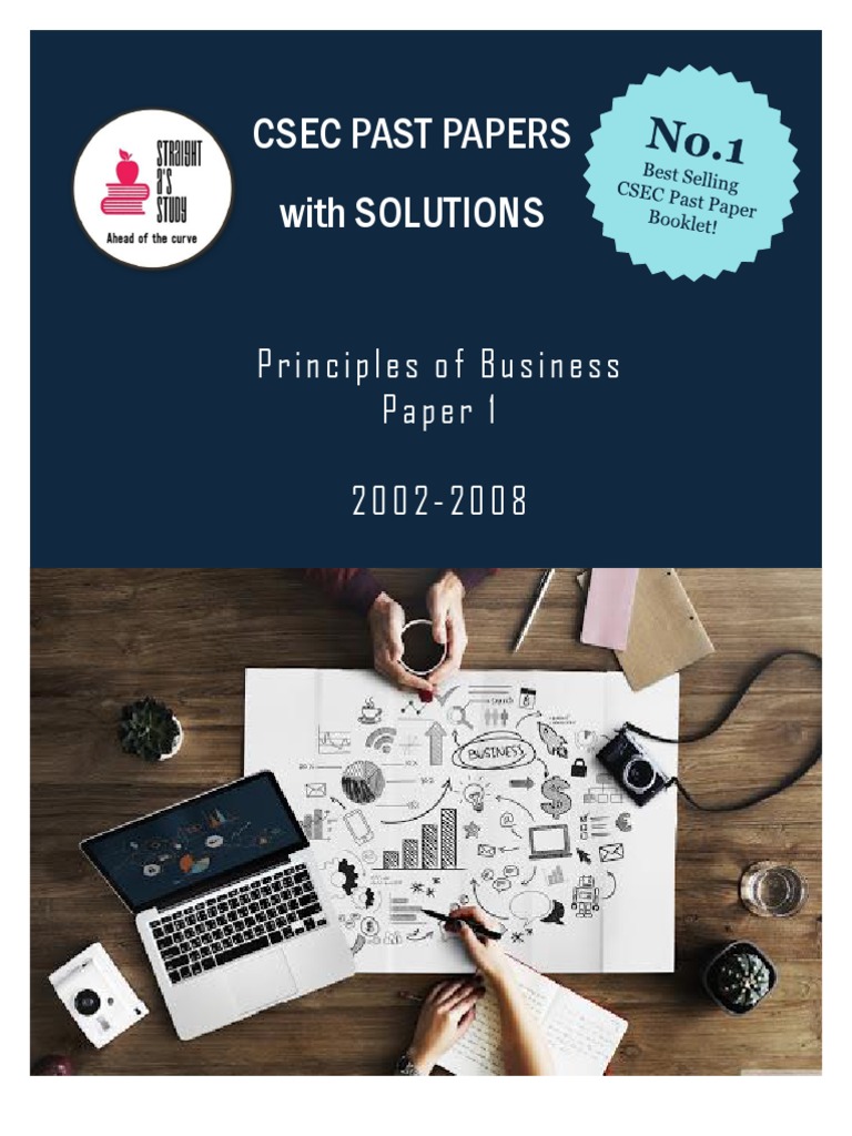 Csec Past Papers With Solutions: Principles of Business Paper 1 2 0 0 2 ...