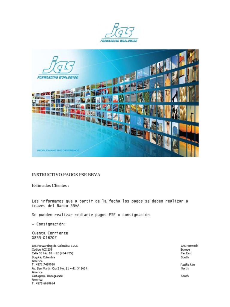 Instructivo de Pagos PSE BBVA para JAS | PDF