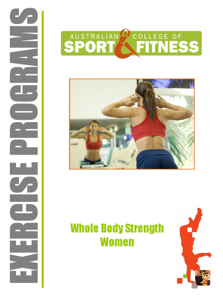 Whole Body Strength Women | PDF | Strength Training | Anatomical Terms ...