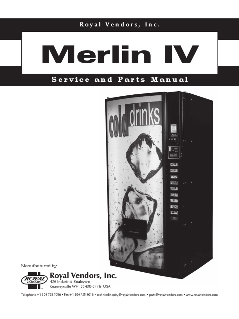 Merlin IV: Service and Parts Manual | PDF | Electrical Connector | Switch