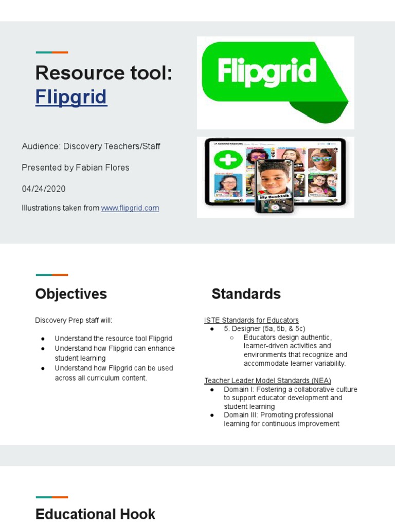 Flipgrid Teacher Leader Project Presentation | PDF | Teachers ...