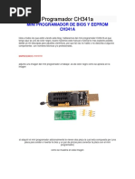 Guía CH341A: Programar BIOS y EEPROM | PDF | Bios | Impresora (Computación)