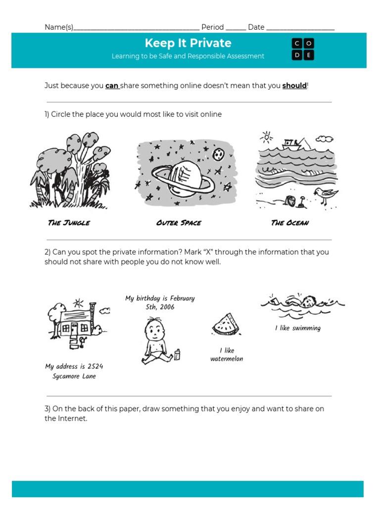 Online Safety for Kids | PDF