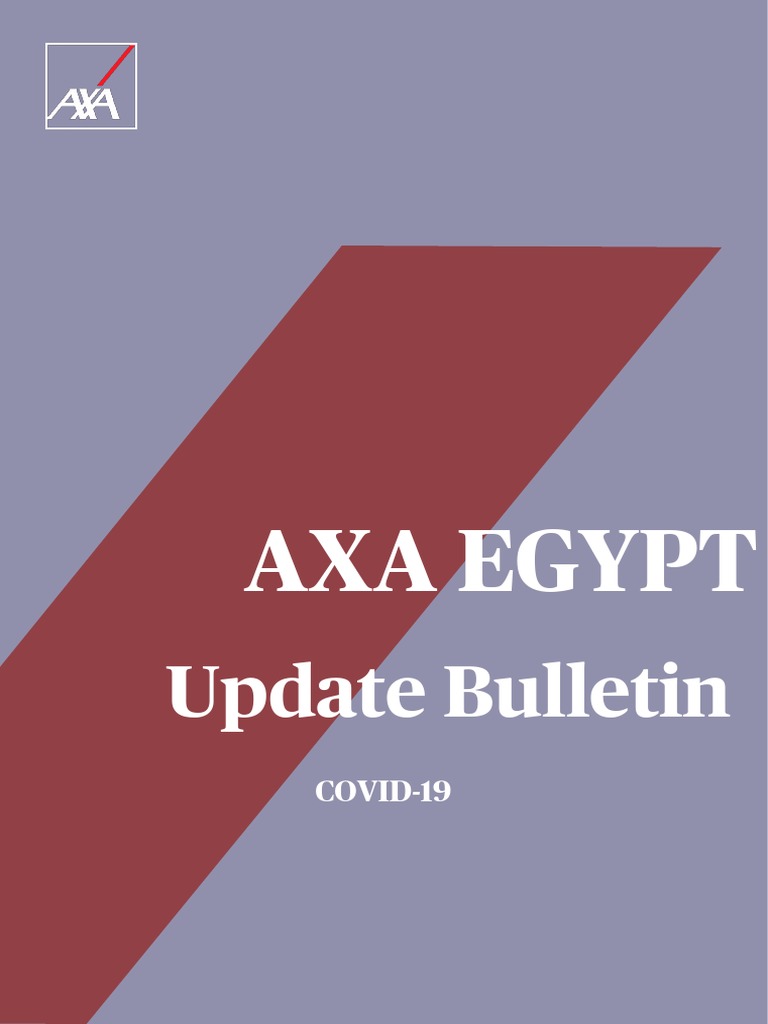 AXA Egypt COVID-19 Health Updates | PDF | Health Care | Medicine