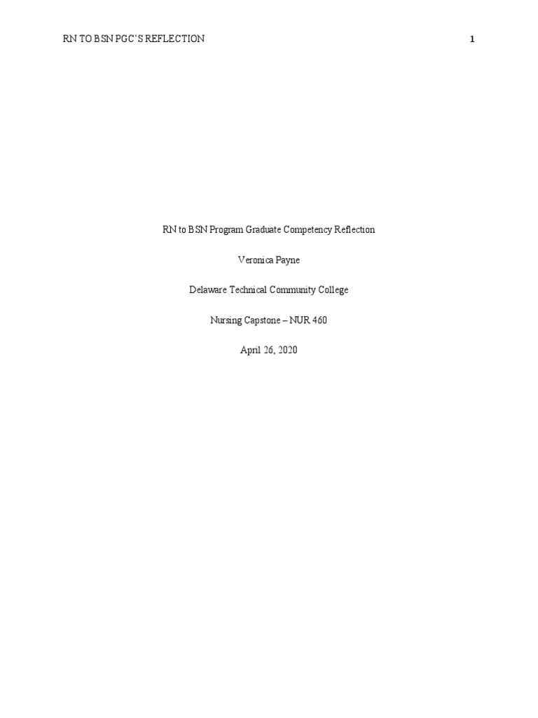 Nur 460 Capstone Final Paper | Download Free PDF | Nursing | Leadership