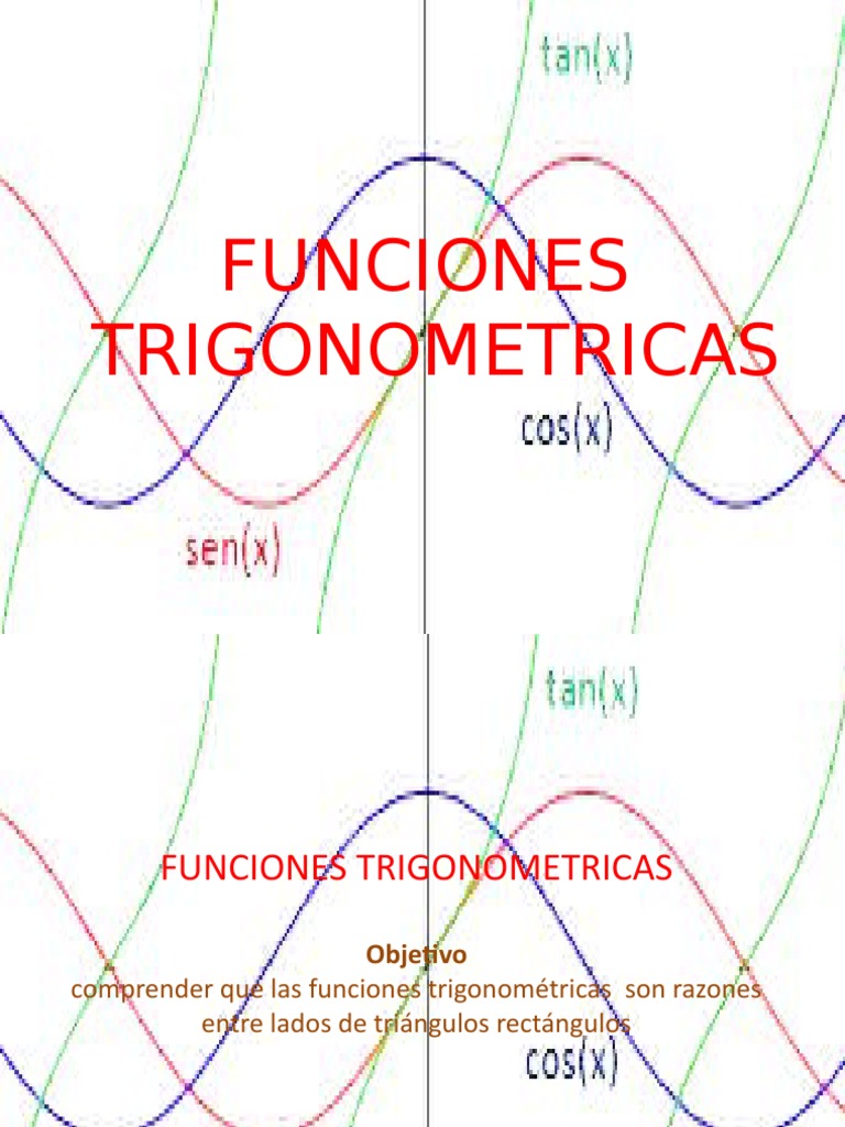 Funciones Trigonometricas | PDF | Funciones trigonométricas | Seno