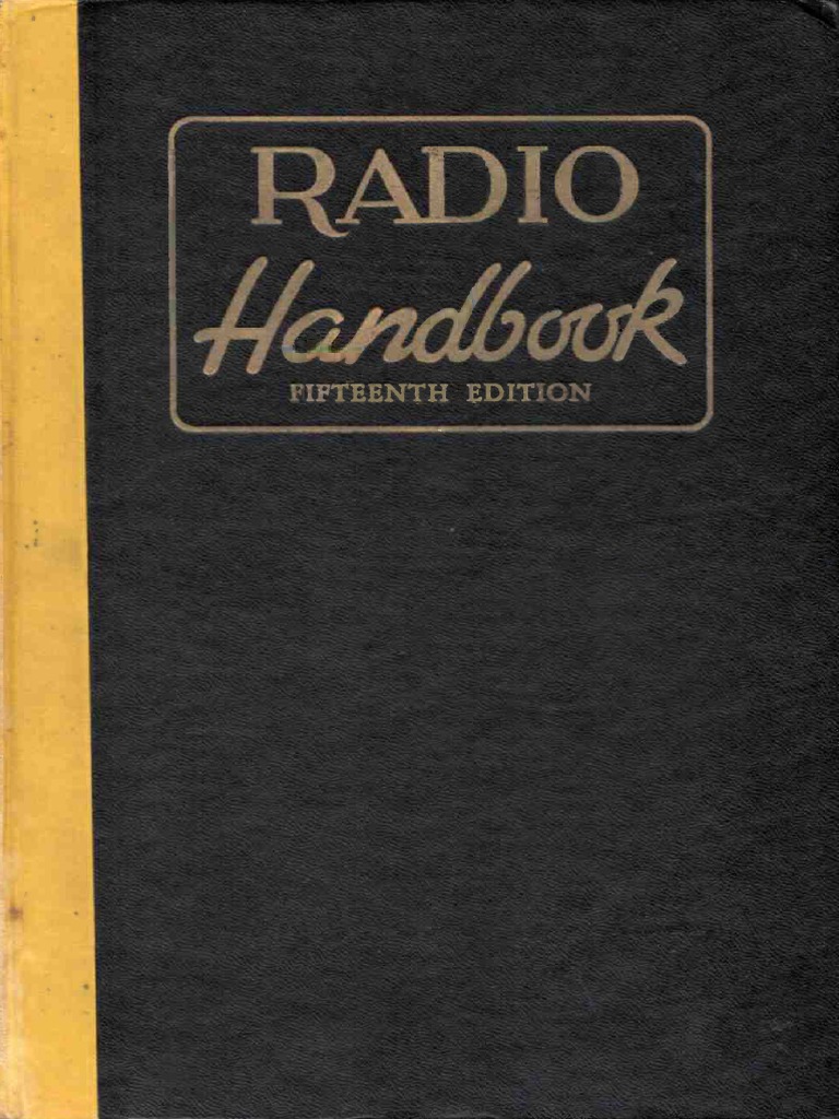 Radio Handbook 15 1959 | PDF | Vacuum Tube | Antenna (Radio)