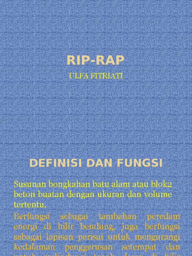 Rip Rap | PDF | Sains & Matematika