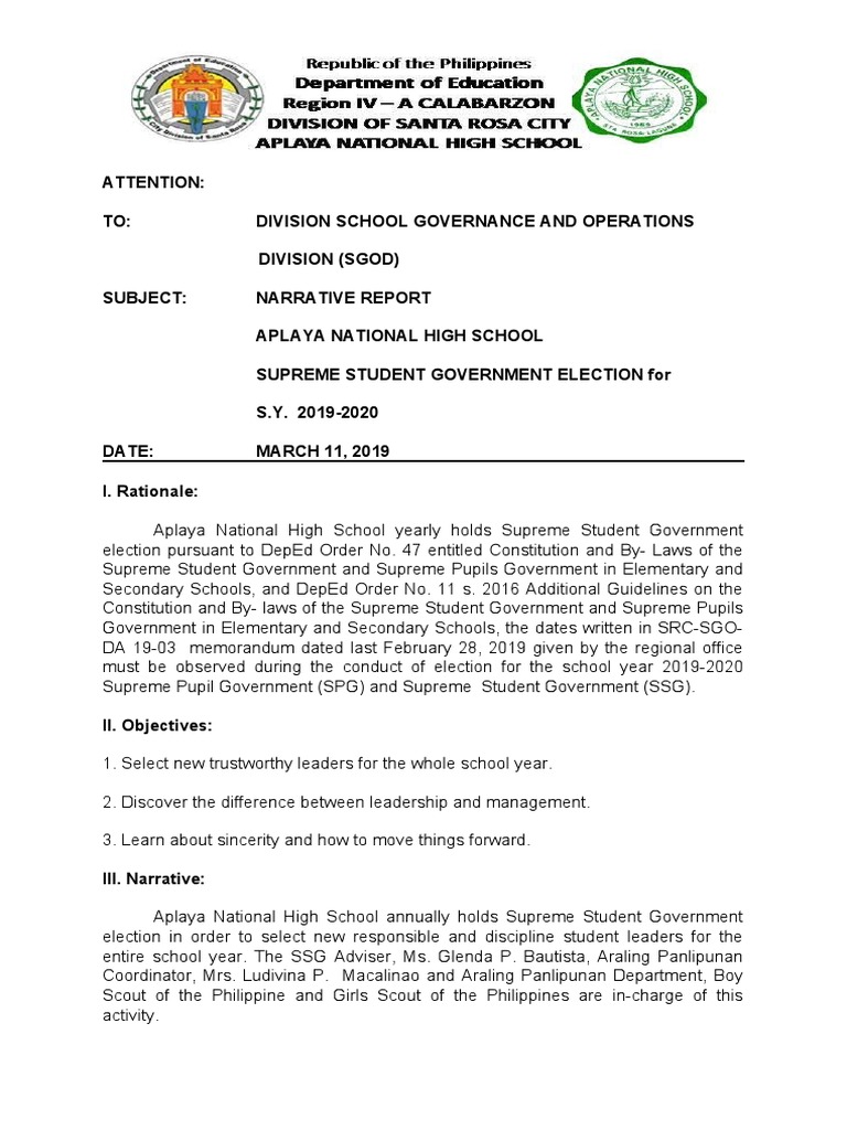 SSG Report Nara | PDF | Schools