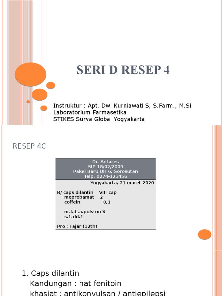 Resep Fenitoin untuk Anak 12 Tahun | PDF | Pengembangan Diri | Sains ...
