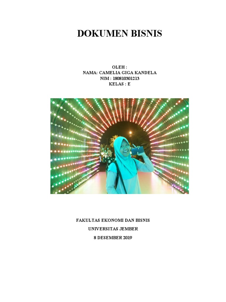 Dokumen Bisnis | PDF