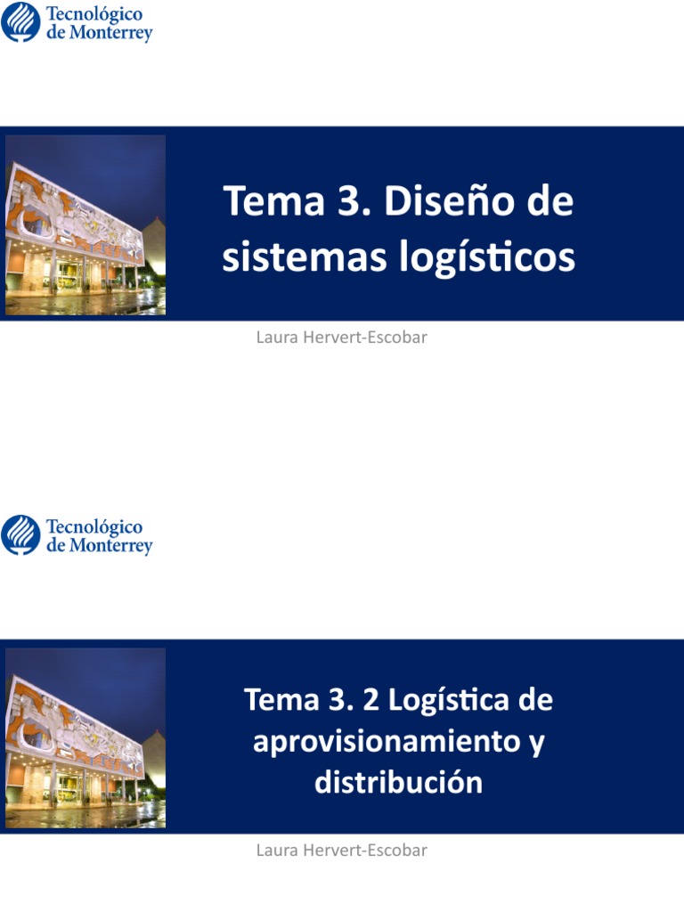 Tema3 Parte3 Distribucion | PDF | Logística | Procesos de negocio