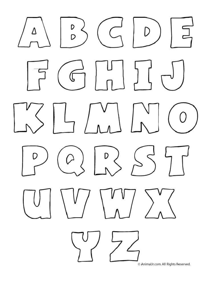 Bubble Letters Set - Woo! Jr. Kids Activities