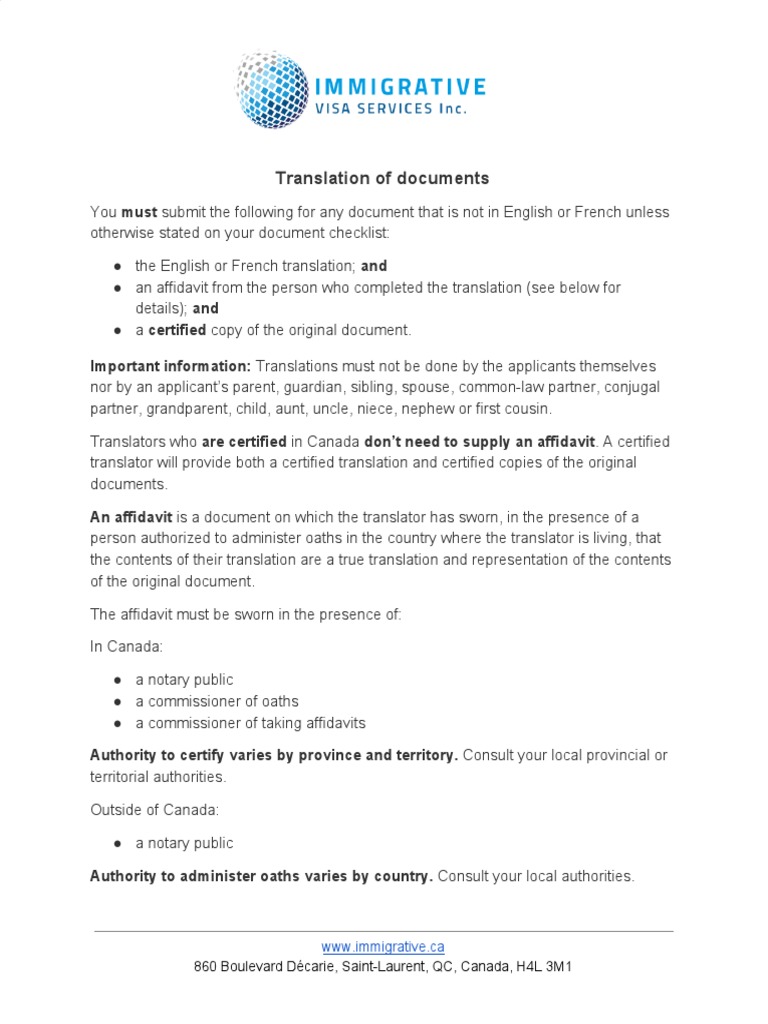 Translation and Notarization of Documents Guid-6 PDF | PDF | Notary ...