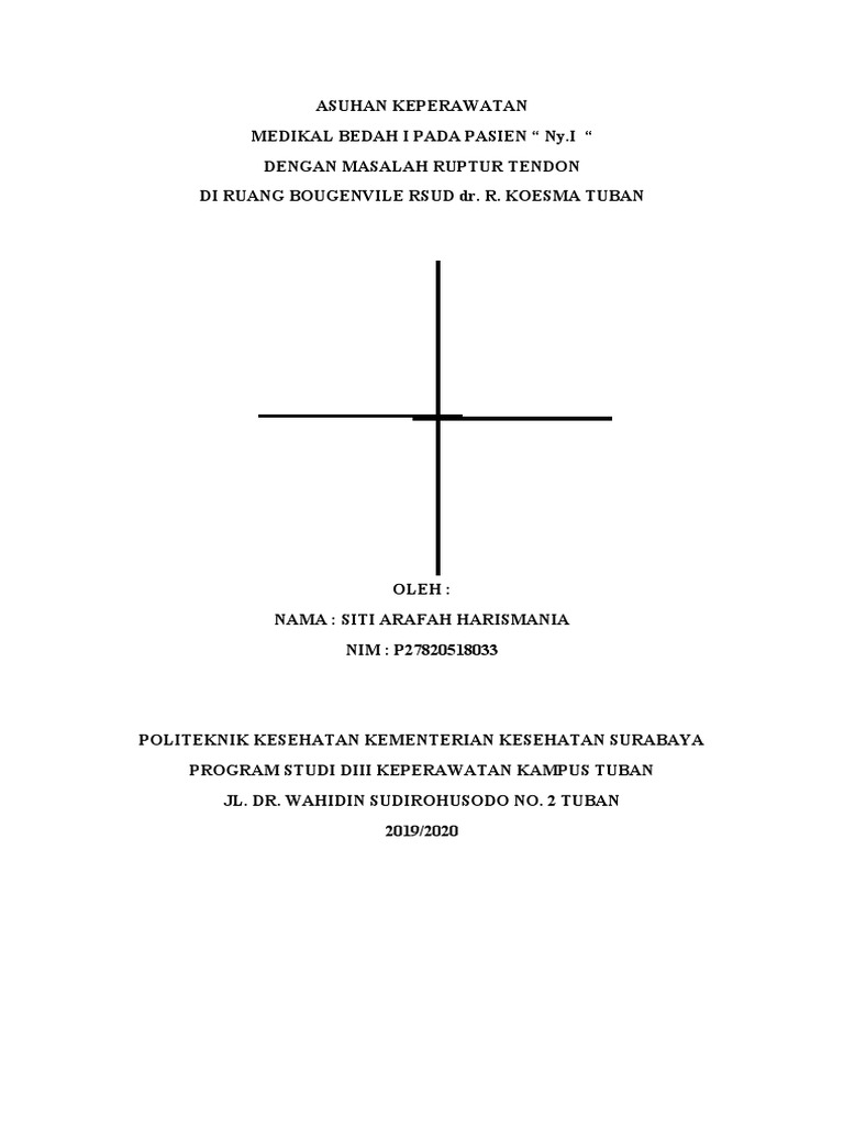 ASKEP Ruptur Tendon Siti Arafah | PDF