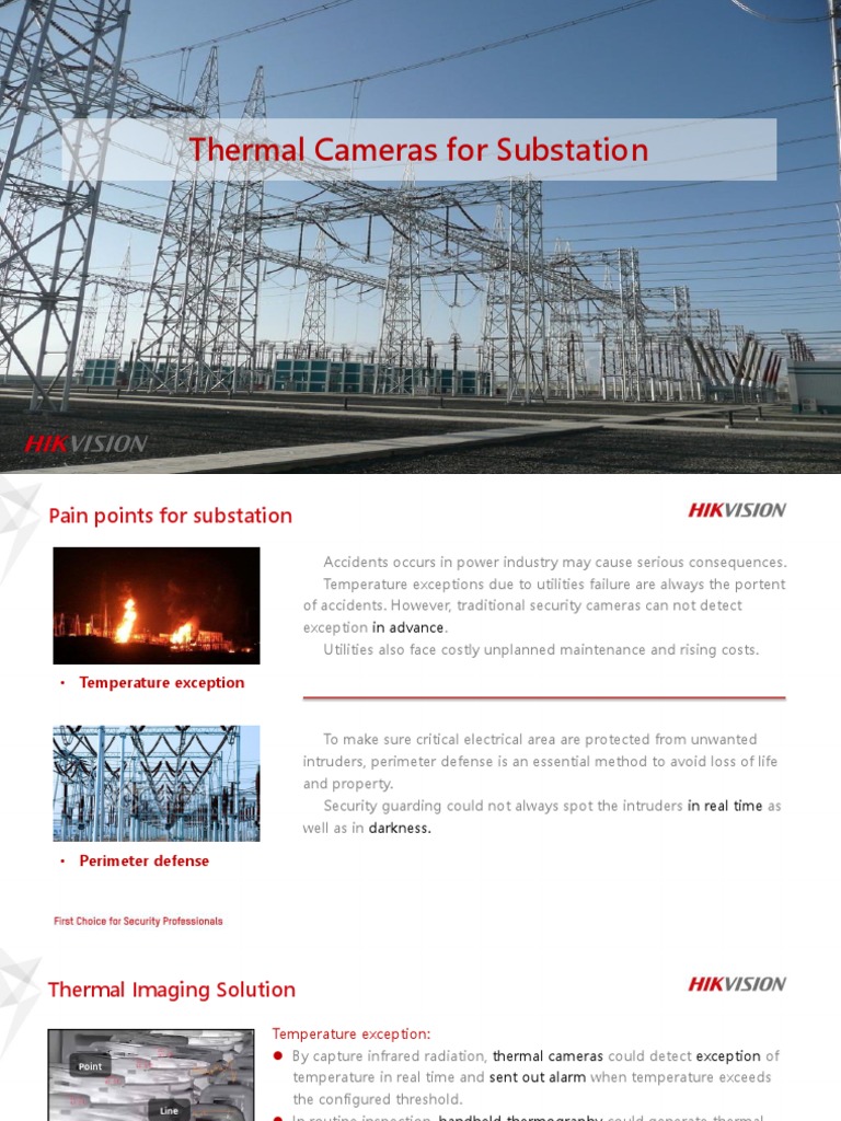 Thermal Cameras For Substation | PDF | Thermography | Natural Philosophy