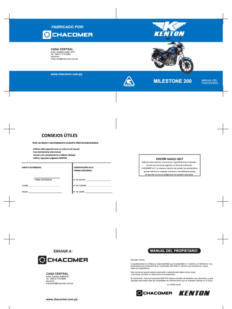 Manual Milestone 200 | PDF