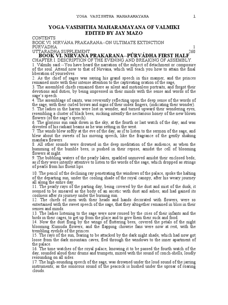 Yoga Vasistha Complete Part 2 | PDF